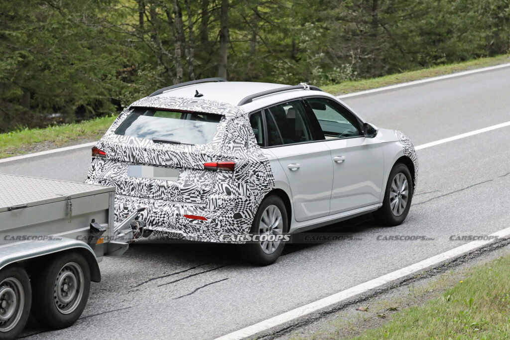 Facelifted Skoda Kamiq Spied Flaunting A Fresh Set Of Bumpers | Carscoops