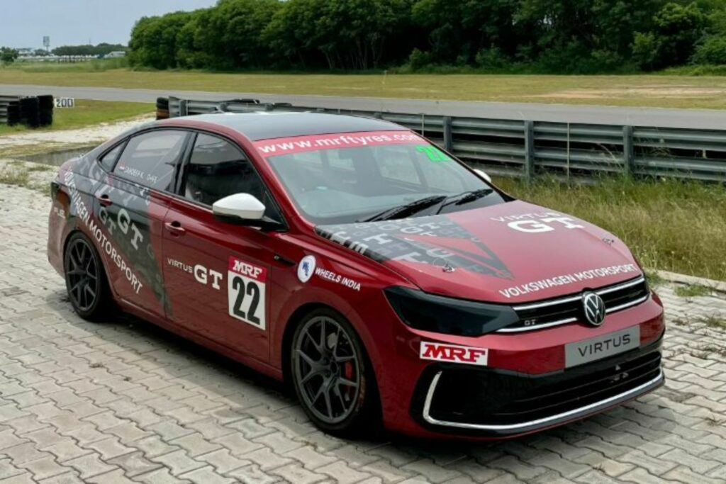 VW Virtus GT Converted Into A Racecar For The Indian Touring ...