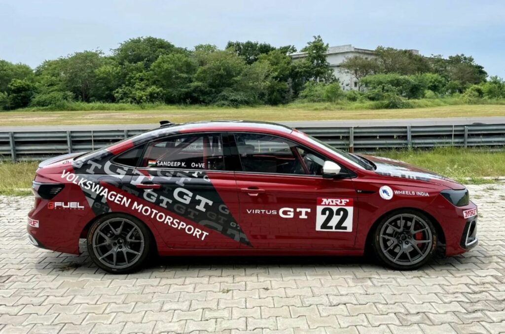 VW Virtus GT Converted Into A Racecar For The Indian Touring ...