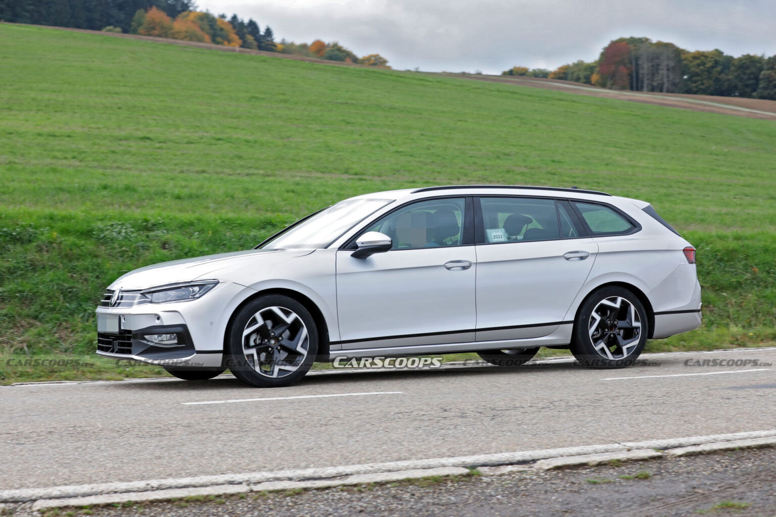 2023 Volkswagen Passat Prototype Hides Sporty Golf Grille Behind Sneaky ...