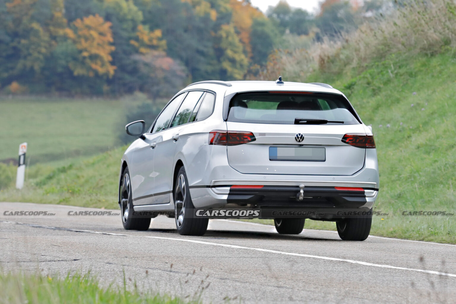 2023 Volkswagen Passat Prototype Hides Sporty Golf Grille Behind Sneaky ...