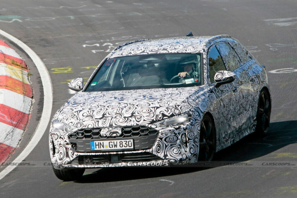 2024 Audi A4 Avant Goes For A Ring Run, Promises To Be A Slick Grocery ...