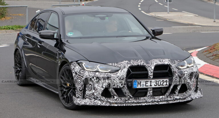 2024 BMW M3 CS Drops More Camo Ahead Of Imminent Debut | Carscoops