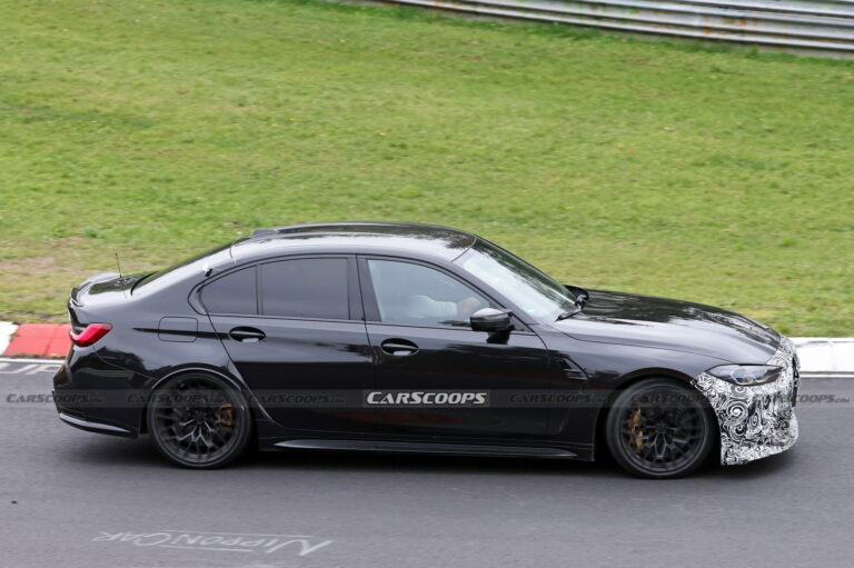 2024 BMW M3 CS Drops More Camo Ahead Of Imminent Debut | Carscoops