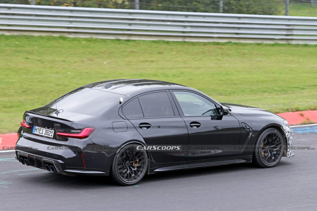 2024 BMW M3 CS Drops More Camo Ahead Of Imminent Debut | Carscoops