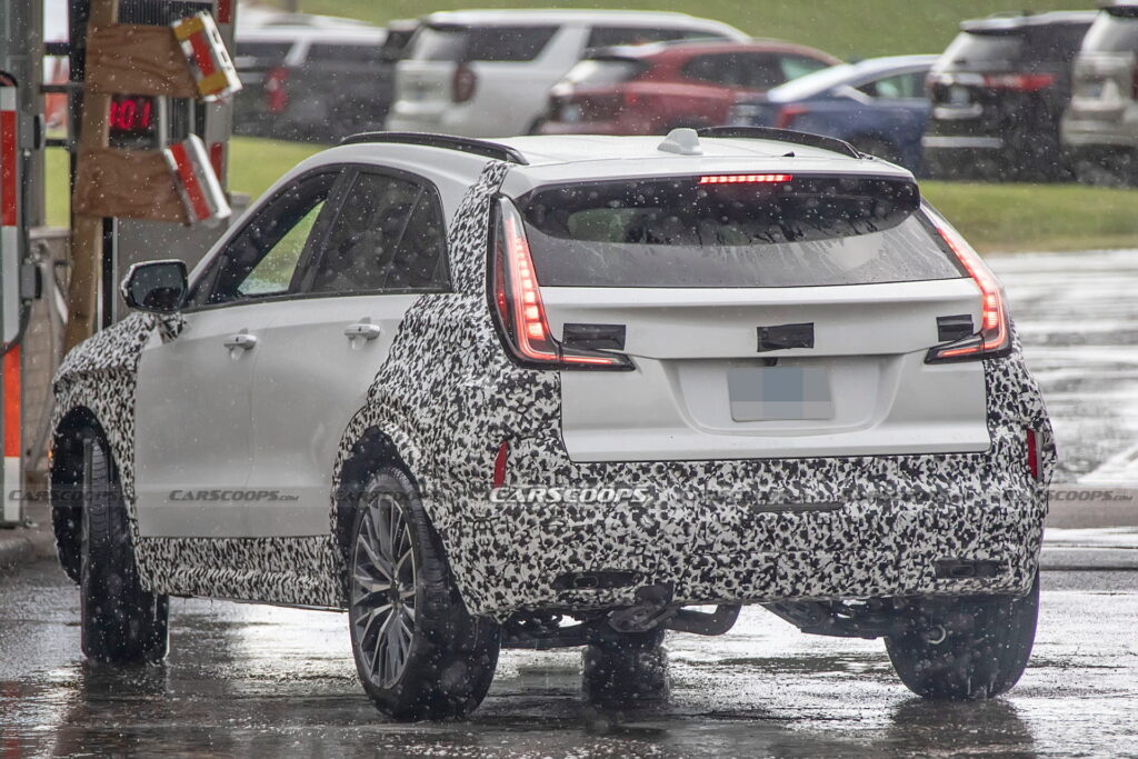 U Spy The Updated 2024 Cadillac XT4 Testing In West Virginia | Carscoops