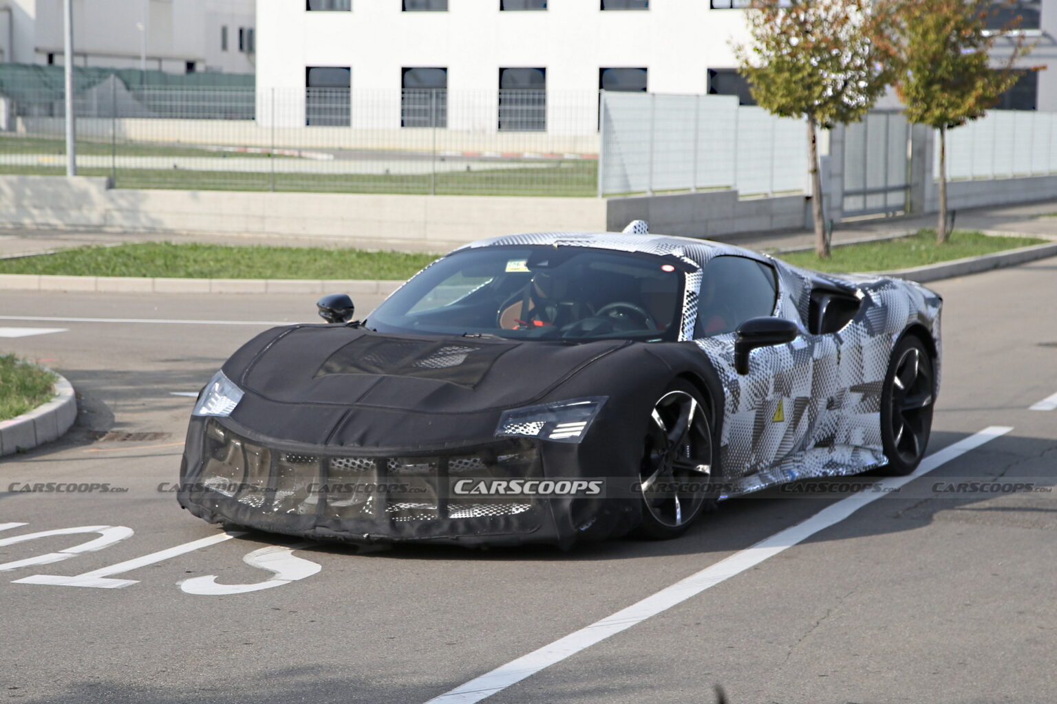Ferrari’s SF90 “Speciale” Caught Testing In Maranello | Carscoops