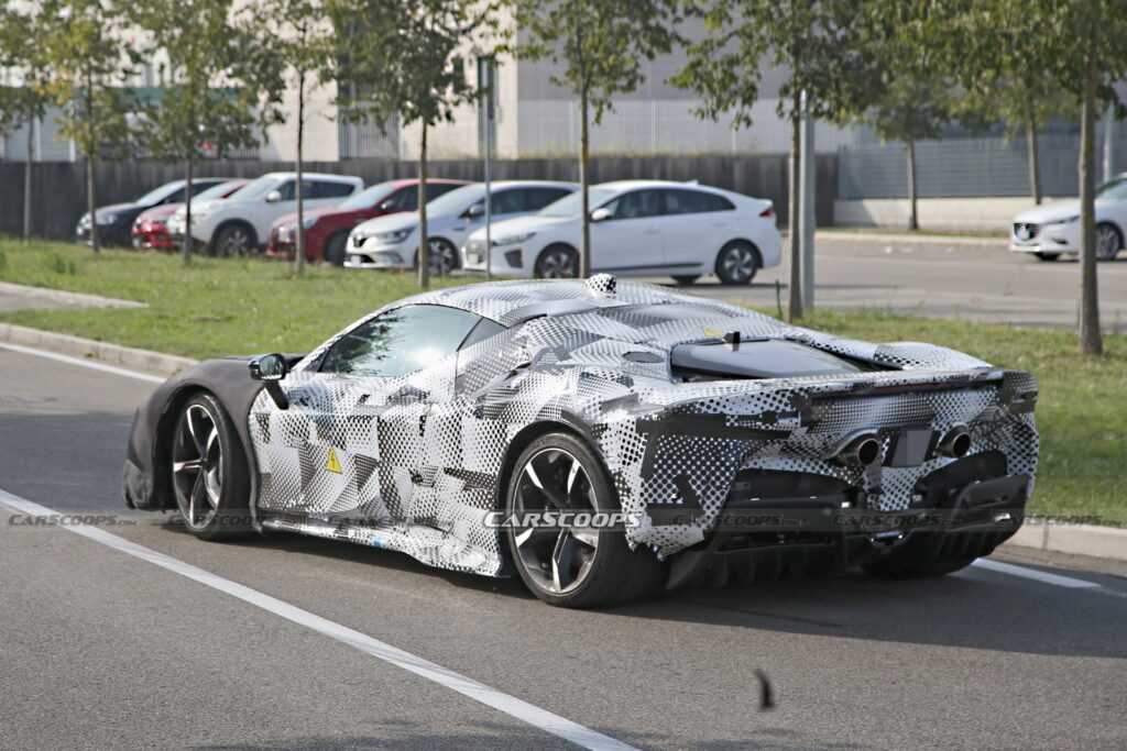 Ferrari’s SF90 “Speciale” Caught Testing In Maranello | Carscoops
