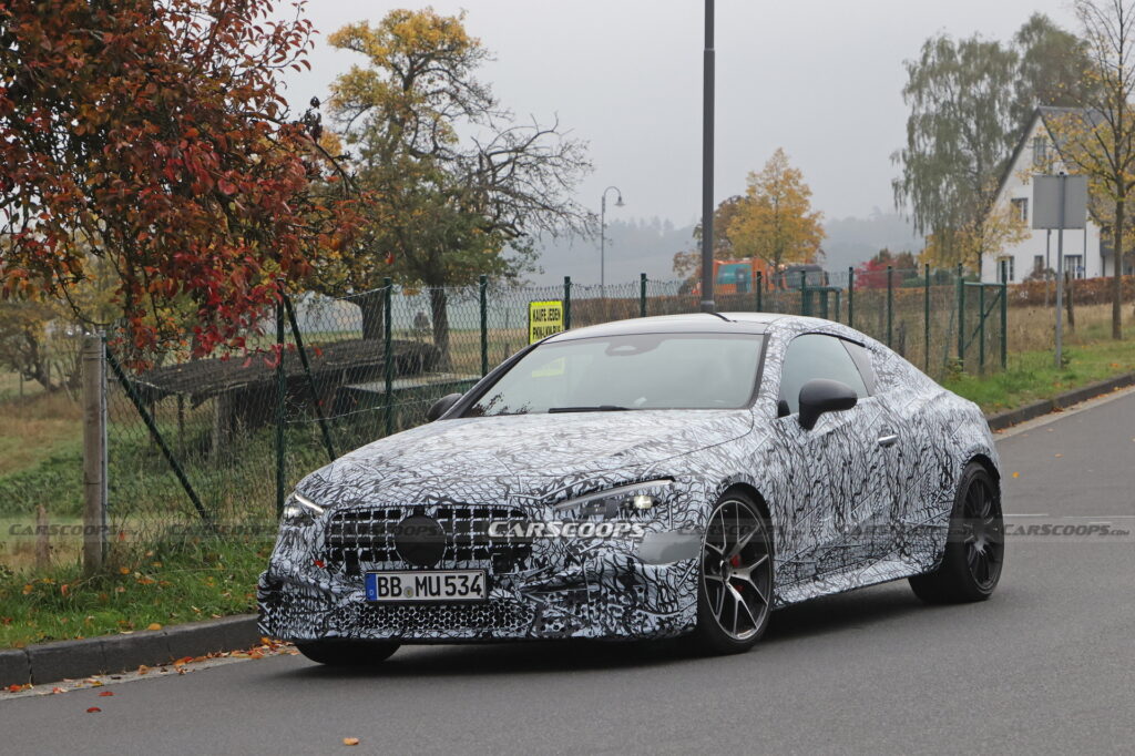 2024 Mercedes-AMG CLE 53 Makes Its Spy Debut As The Mid-Range AMG Coupe ...