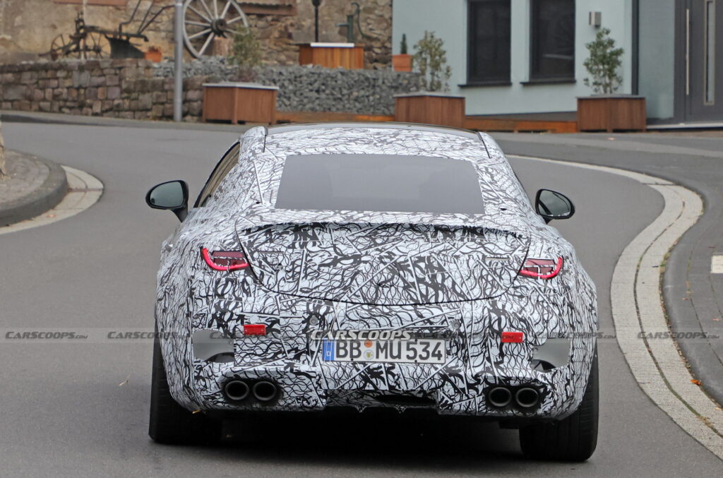2024 Mercedes-AMG CLE 53 Makes Its Spy Debut As The Mid-Range AMG Coupe ...