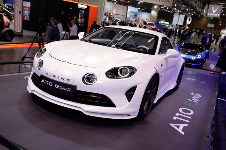 New Alpine A110 E-ternité Debuts In Paris As A 239 HP Electric ...