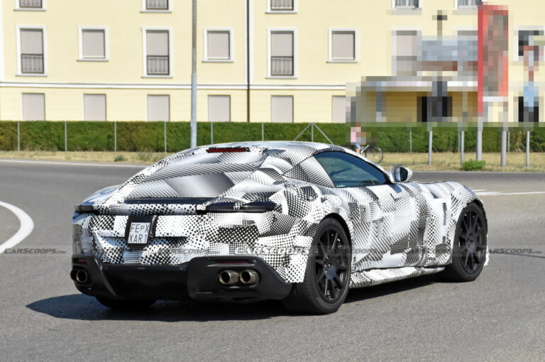 Hiding Under This Wonky V12 Ferrari Roma Mule Is The 812’s Successor ...