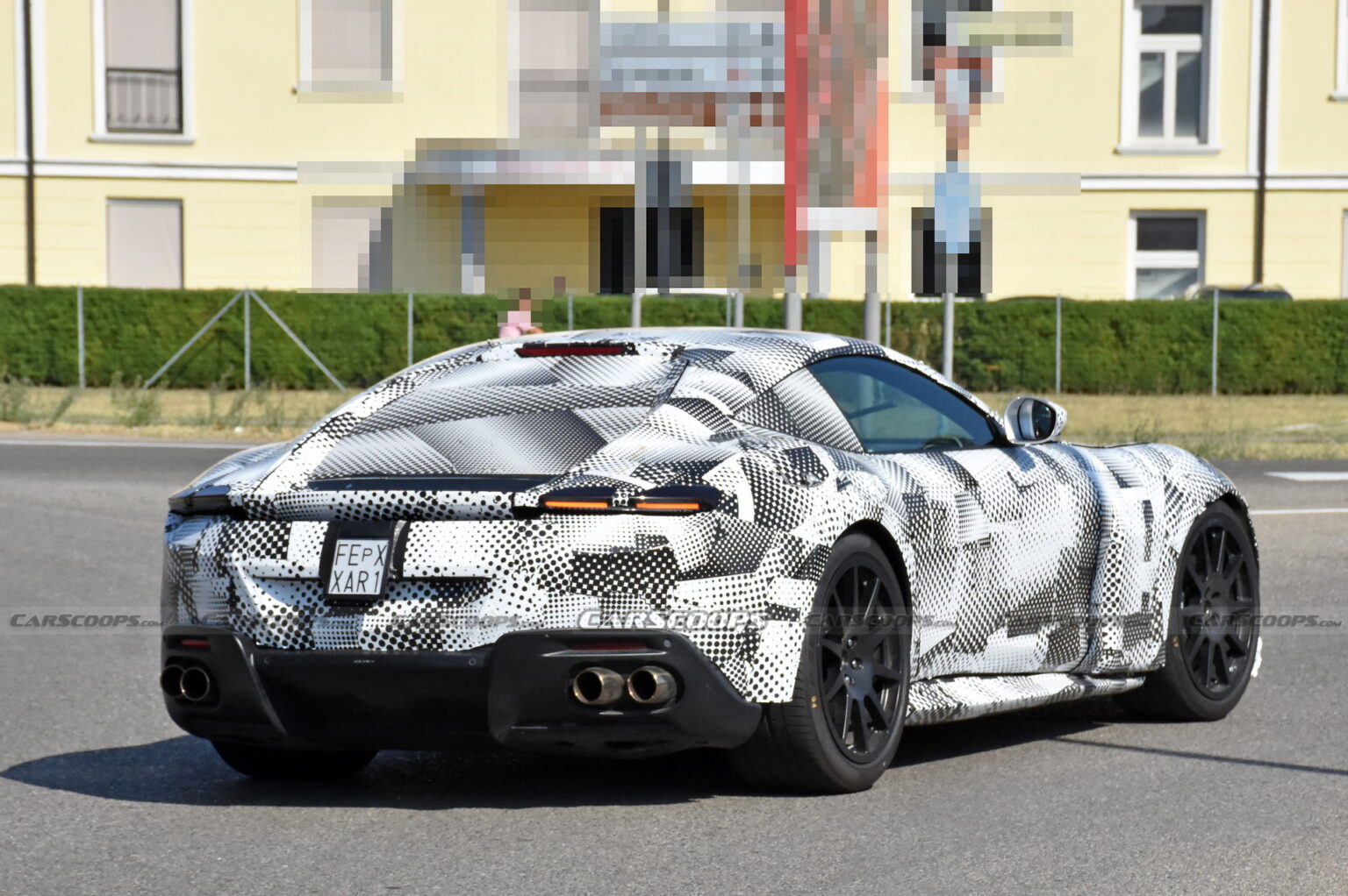 Hiding Under This Wonky V12 Ferrari Roma Mule Is The 812’s Successor ...