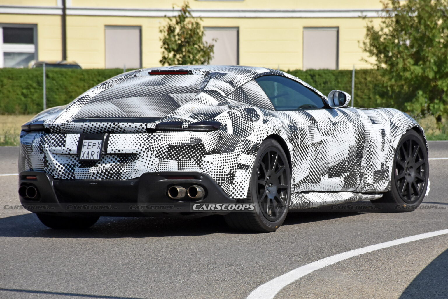 Hiding Under This Wonky V12 Ferrari Roma Mule Is The 812’s Successor ...