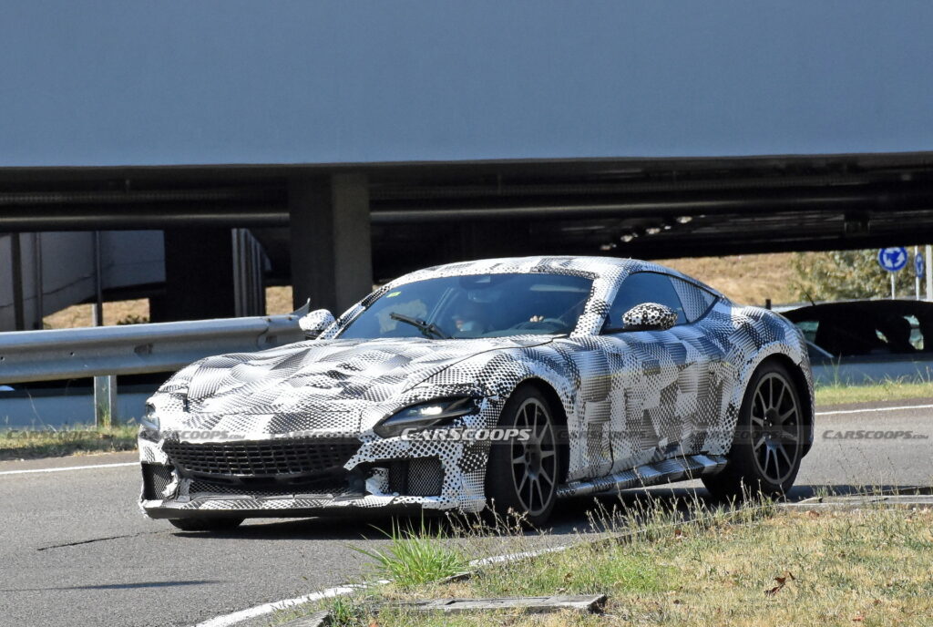 Hiding Under This Wonky V12 Ferrari Roma Mule Is The 812’s Successor ...