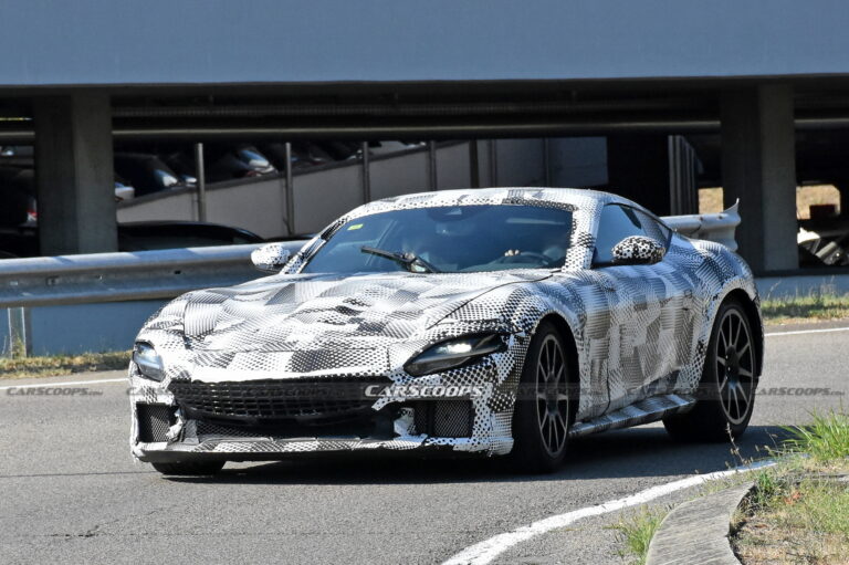 Hiding Under This Wonky V12 Ferrari Roma Mule Is The 812’s Successor ...