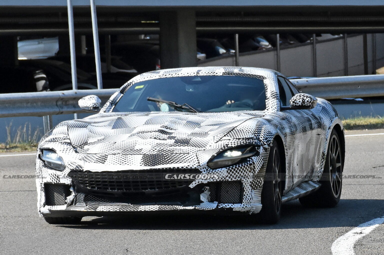 Hiding Under This Wonky V12 Ferrari Roma Mule Is The 812’s Successor ...