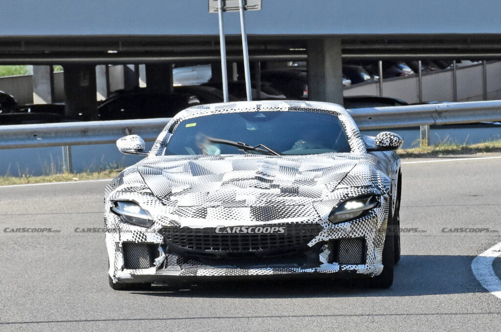 Hiding Under This Wonky V12 Ferrari Roma Mule Is The 812’s Successor ...