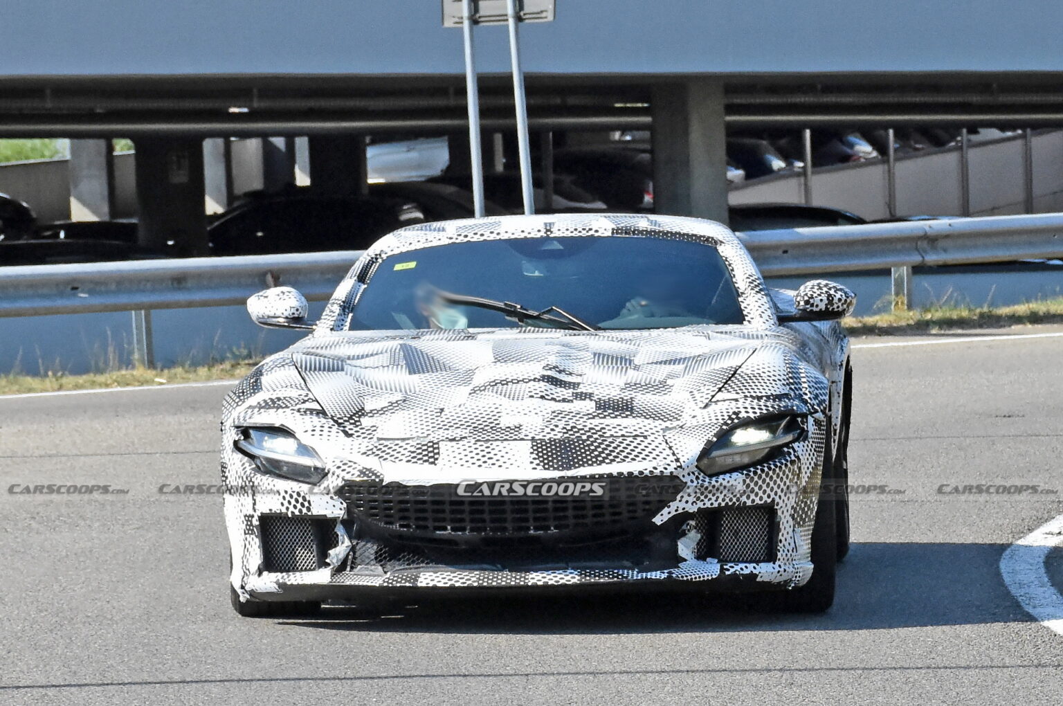 Hiding Under This Wonky V12 Ferrari Roma Mule Is The 812’s Successor ...