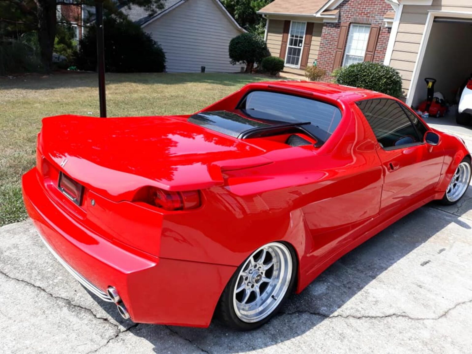 Honda Civic del Sol Mashup Dresses Like A Hypercar Thanks To Wide-Body ...