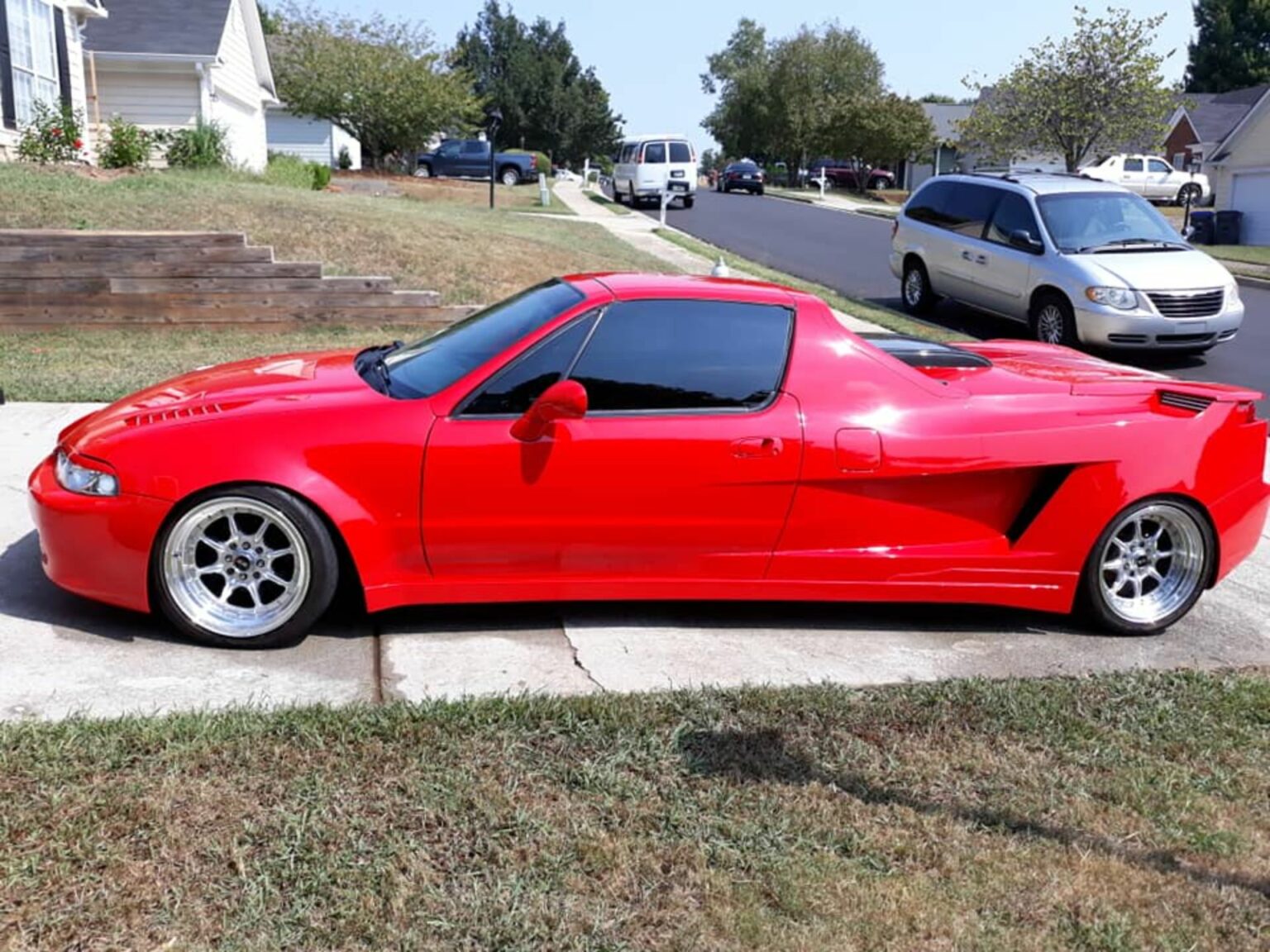 Honda Civic del Sol Mashup Dresses Like A Hypercar Thanks To Wide-Body ...