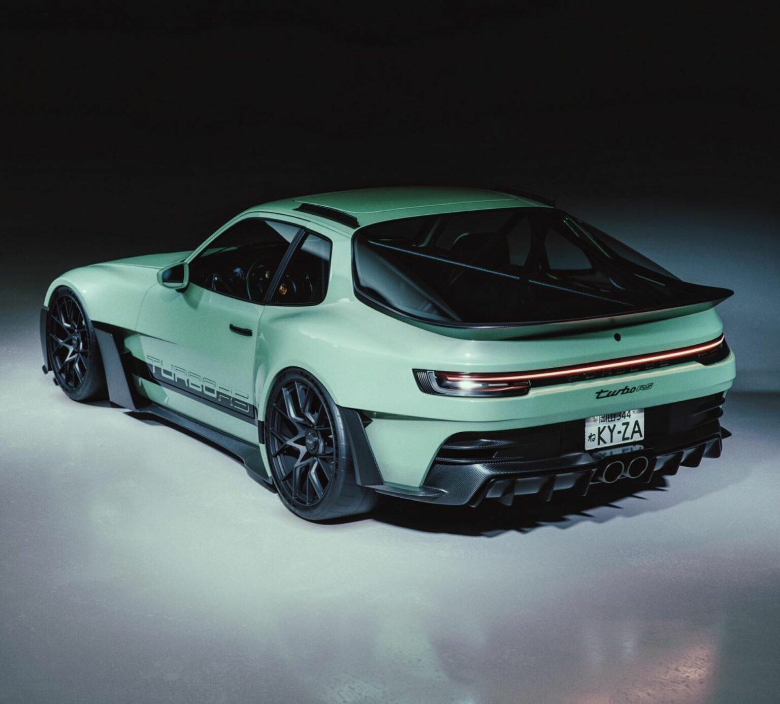 Porsche 944 Turbo RS Rendered With Modern Parts From The 911 GT3 RS ...