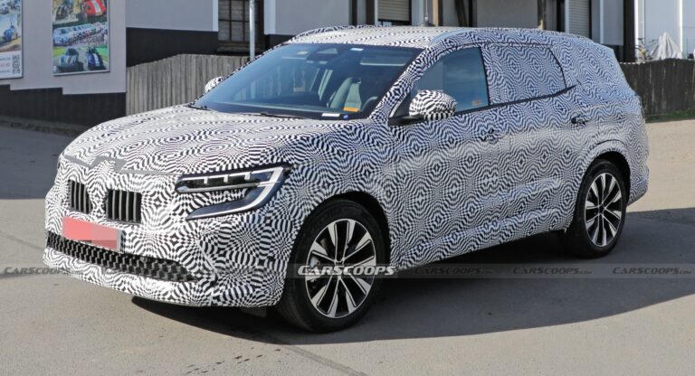 Stretched Renault Austral Spotted Again, Set To Replace The Espace ...