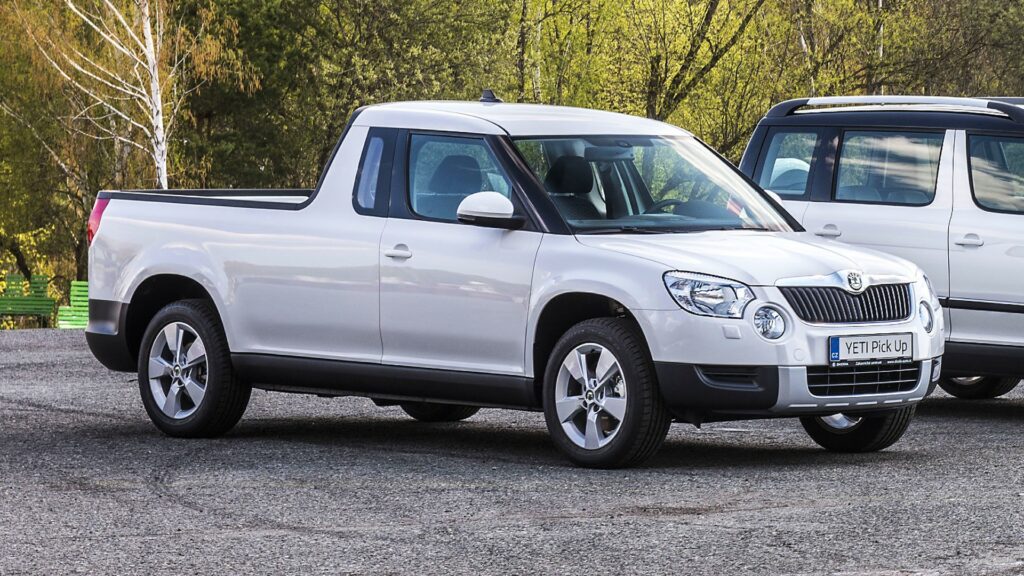 Quirky Skoda Yeti Pickup Exists In One-Off Prototype Form | Carscoops