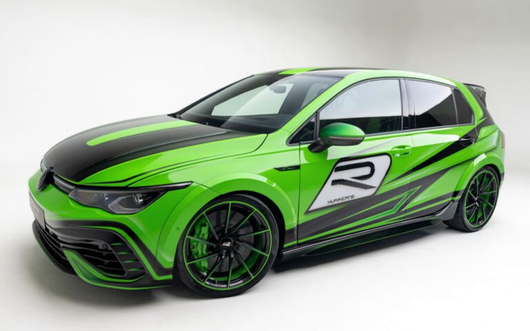 VW Golf R Hurricane Tuned By Apprentices Has Custom Livery, Wide ...