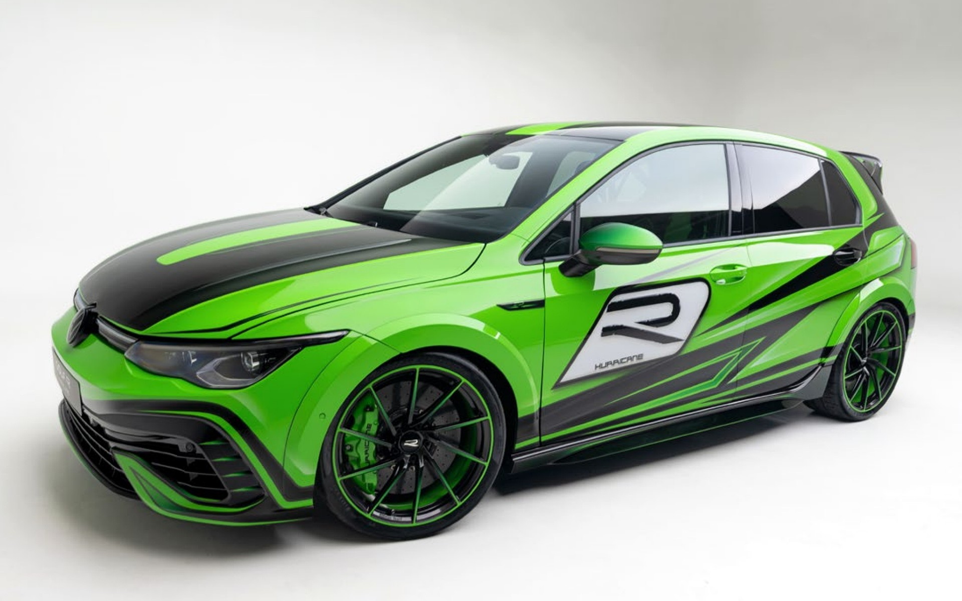 VW Golf R Hurricane Tuned By Apprentices Has Custom Livery, Wide ...
