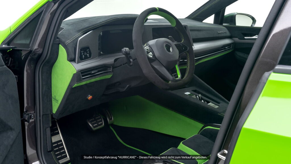 VW Golf R Hurricane Tuned By Apprentices Has Custom Livery, Wide ...