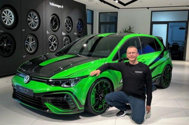 VW Golf R Hurricane Tuned By Apprentices Has Custom Livery, Wide ...