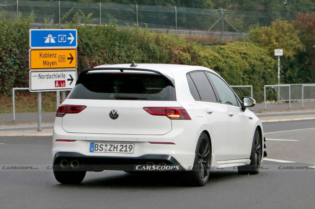 Mysterious VW Golf R Spotted With Canards, Is A High-Performance ...