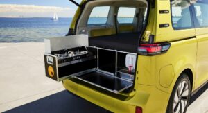 VW ID. Buzz Channels Its Microbus Roots, Gets Its First Camping Box ...