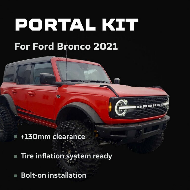Ukrainian $16,000 Portal Axle Kit Will Let Your Ford Bronco Look Down ...