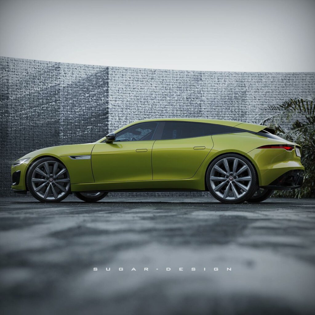 Unofficial Jaguar F-Type Four-Door Coupe Looks… Pretty Good, Actually ...