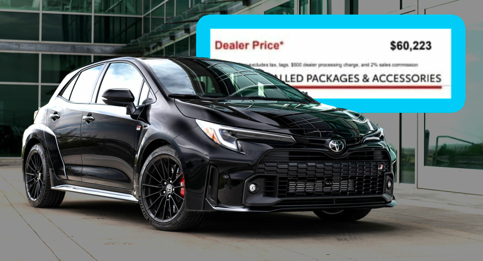Ridiculous Markups On Toyota GR Corolla Begin With 50% Over MSRP ...