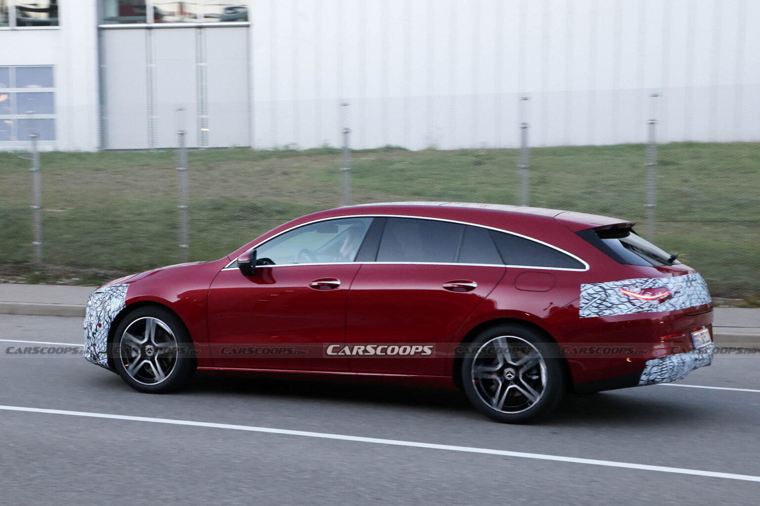 Gently Updated 2024 Mercedes CLA Shooting Brake Spied In Two Colors ...