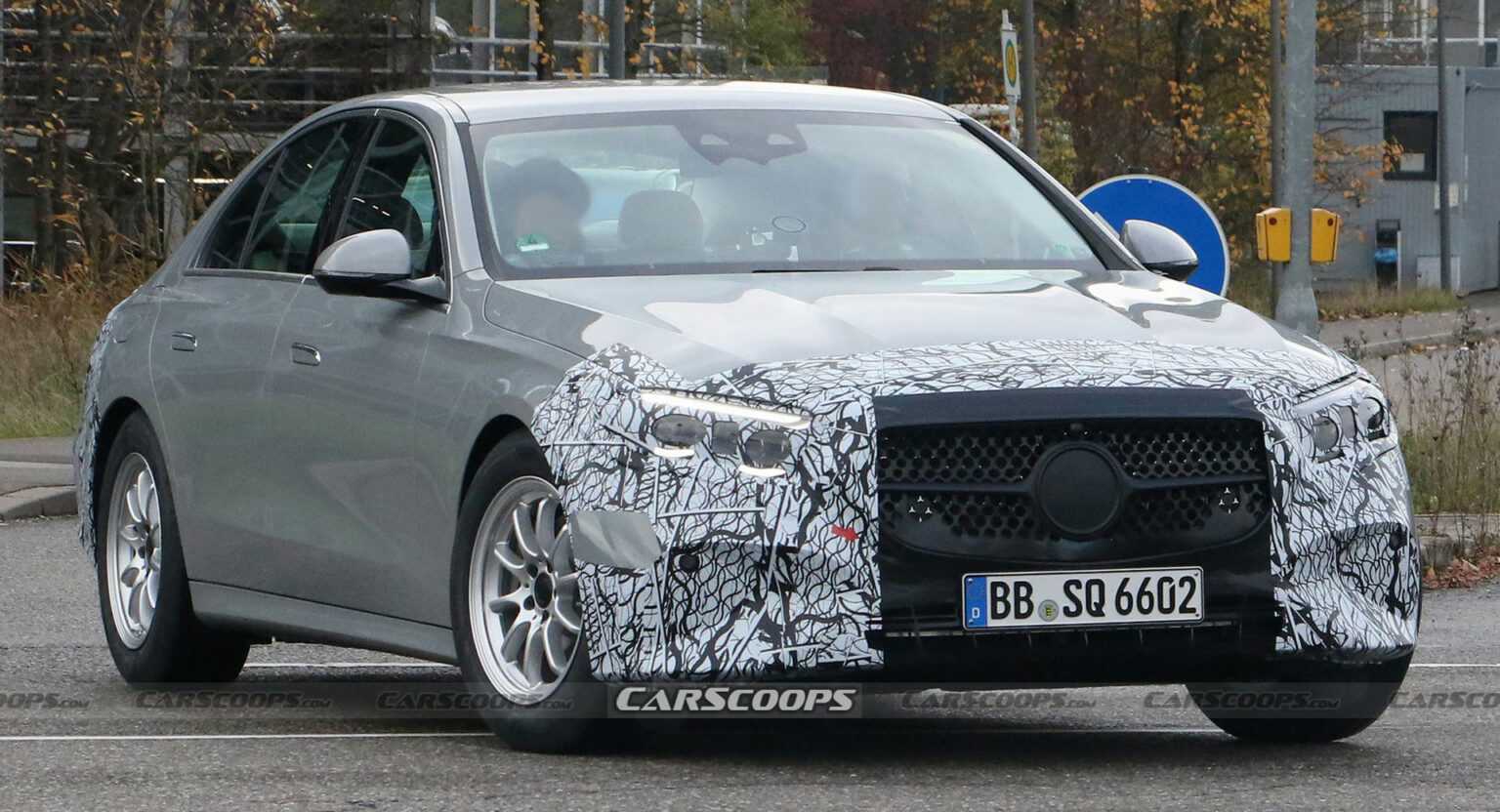 2024 Mercedes E-Class Drops Disguise And Shows Its New, Sleeker Body ...