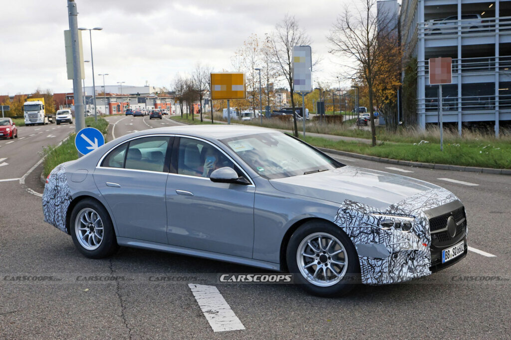 2024 Mercedes E-Class Gives Us A First Undisguised Look At Front End ...