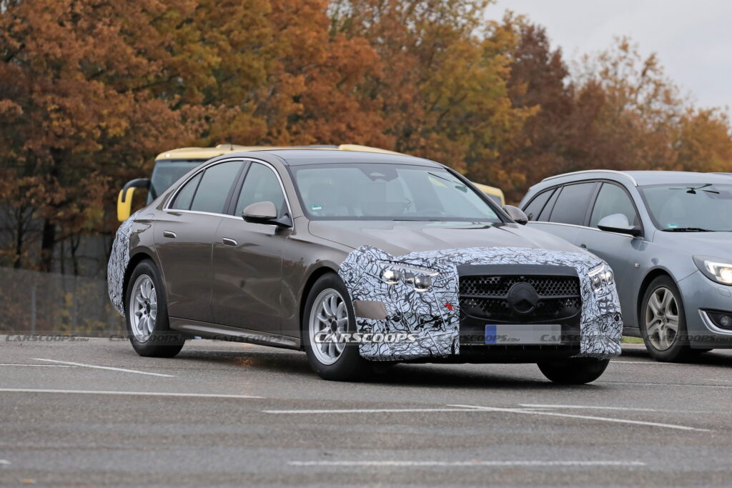2024 Mercedes E-Class Prototype Photographed Inside And Out | Carscoops