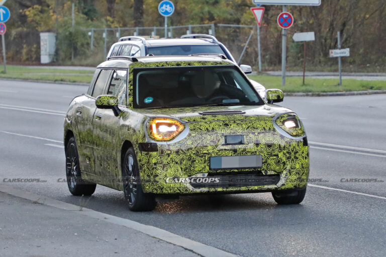 Mini Aceman Electric Crossover Spied Testing On The Streets | Carscoops