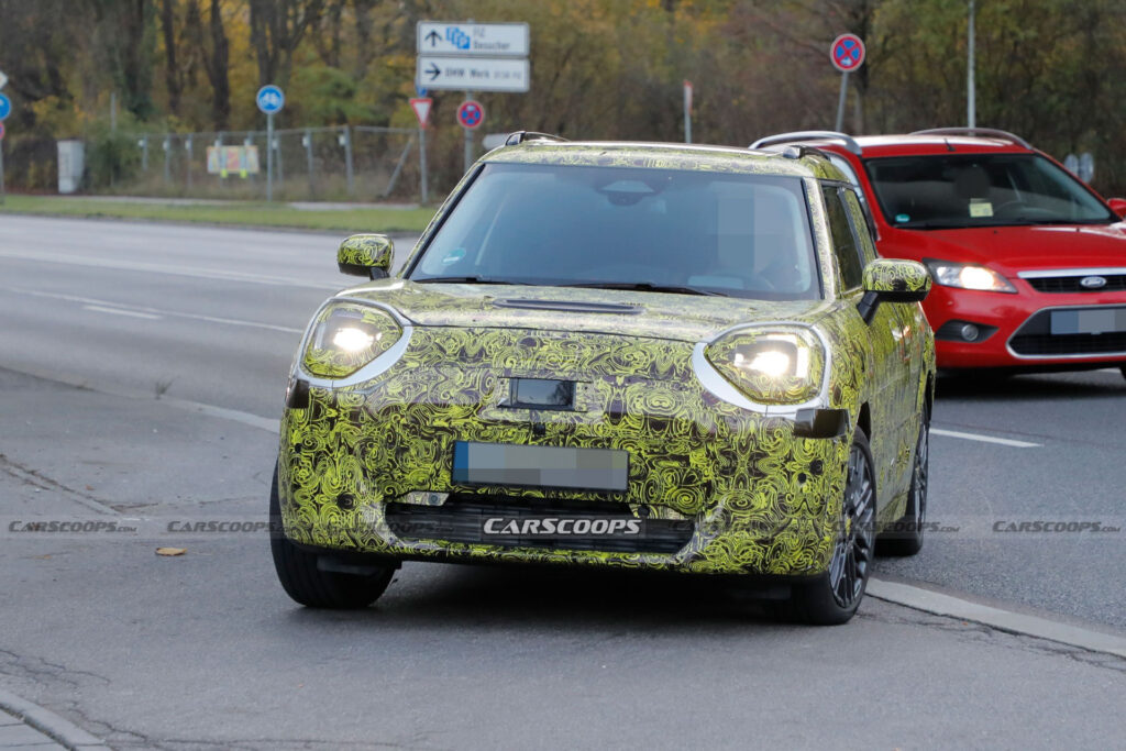 Mini Aceman Electric Crossover Spied Testing On The Streets | Carscoops