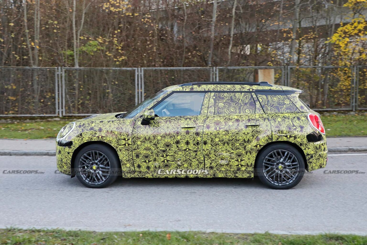 Mini Aceman Electric Crossover Spied Testing On The Streets | Carscoops