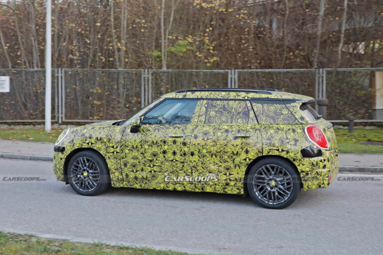 Mini Aceman Electric Crossover Spied Testing On The Streets | Carscoops