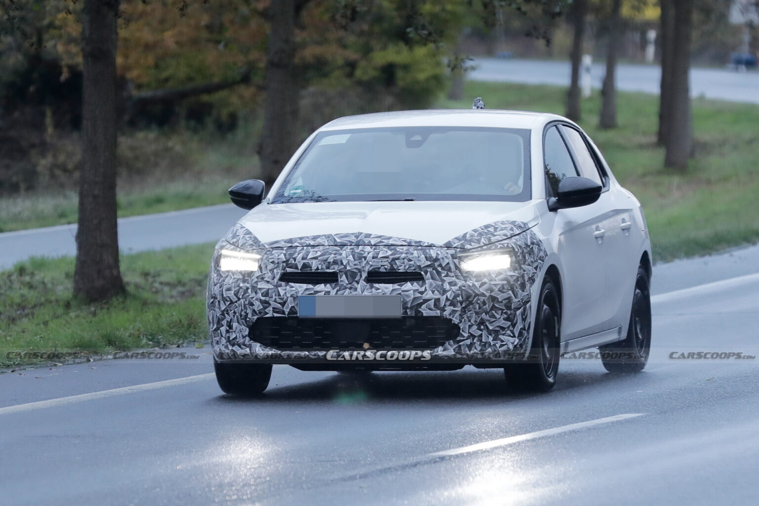 Get A Better Look At The 2024 Opel Corsa Facelift On The Open Road ...
