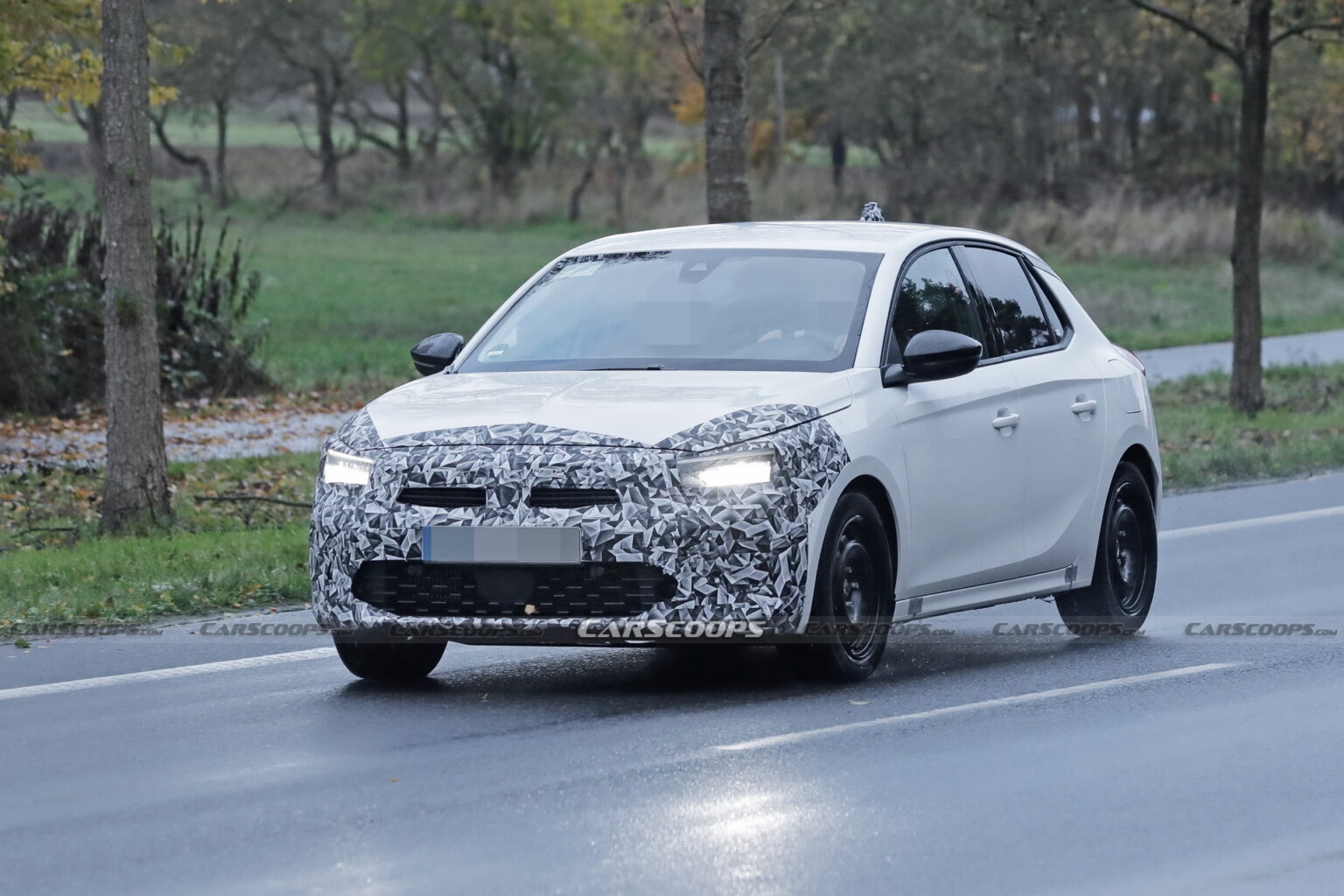 Get A Better Look At The 2024 Opel Corsa Facelift On The Open Road ...