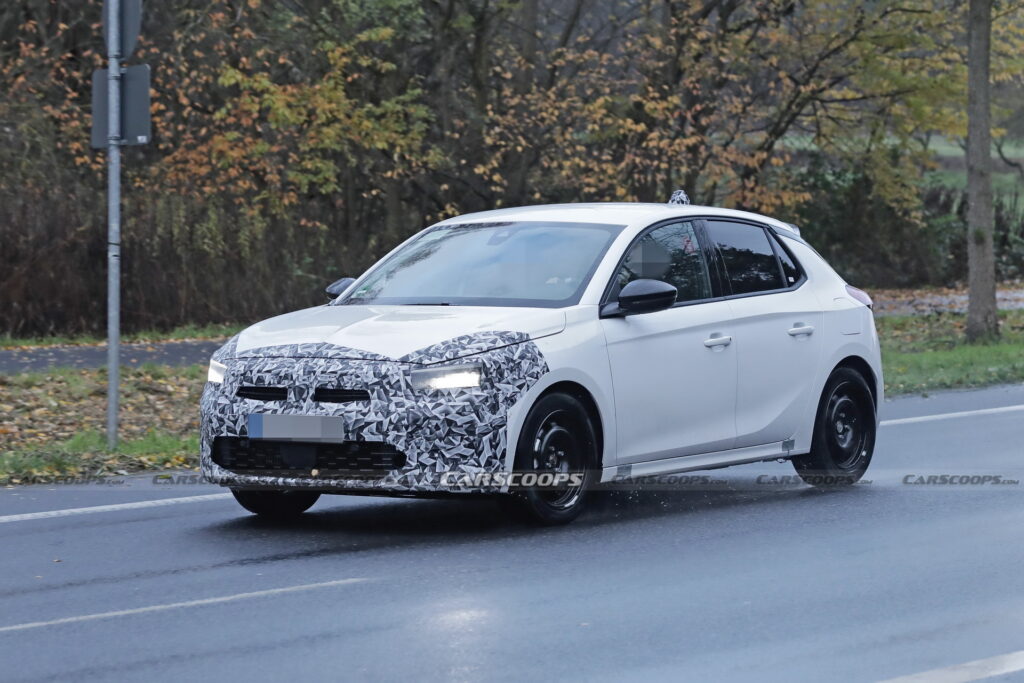 Get A Better Look At The 2024 Opel Corsa Facelift On The Open Road ...