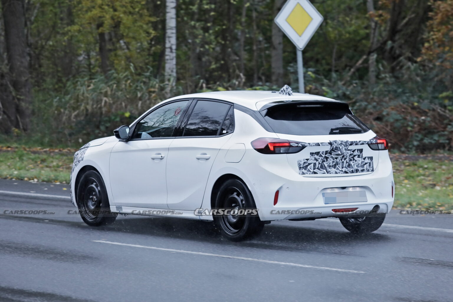 Get A Better Look At The 2024 Opel Corsa Facelift On The Open Road ...