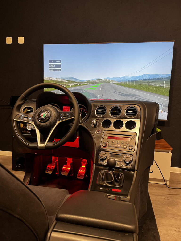 This Home-Built Alfa Romeo Racing Game Simulator Will Give You Cargasms ...